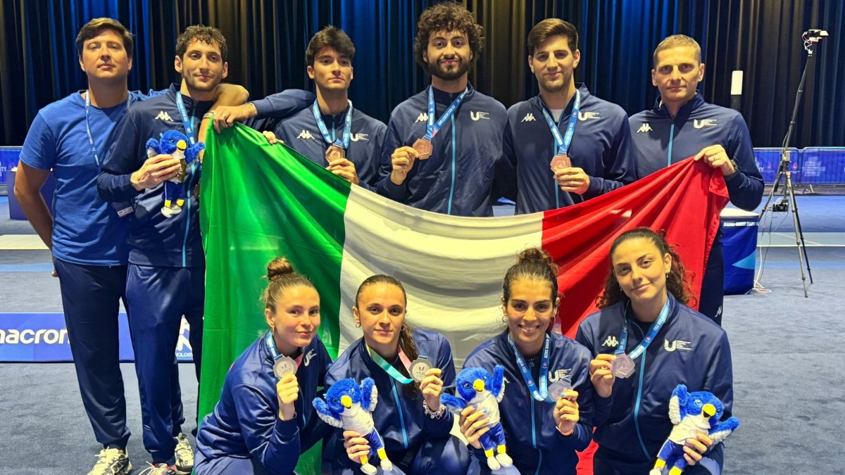 ORSO, SILETTI E MENCARELLI ARGENTO A SQUADRE NELLA SPADA ALLE ...